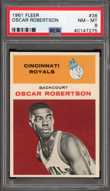 1962 Fleer #36 Oscar Robertson ROOKIE PSA NM-MT 8 – Hall of Fame Exchange