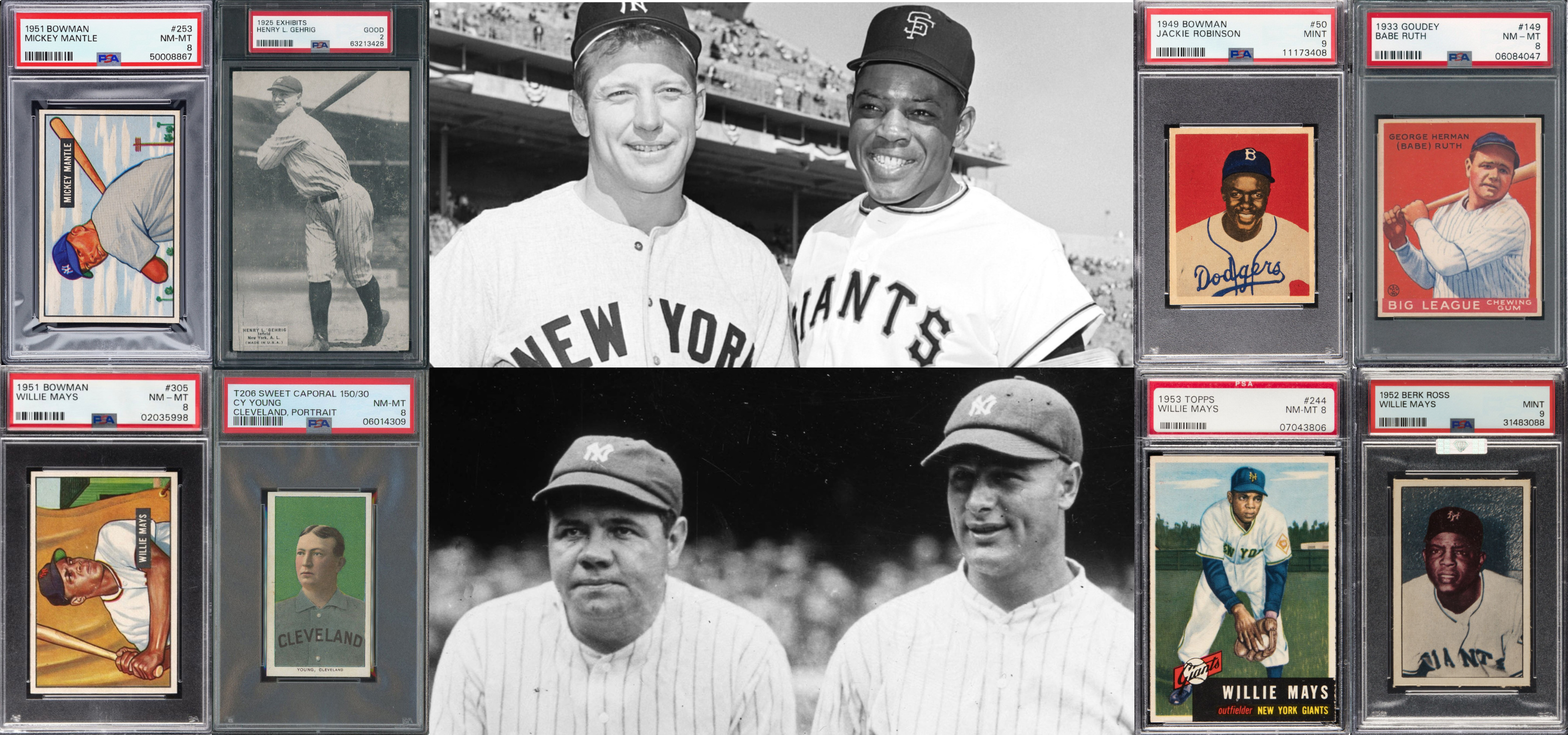 World-Class Vintage Sports Cards & PSA Graded Icons – Hall of Fame Exchange